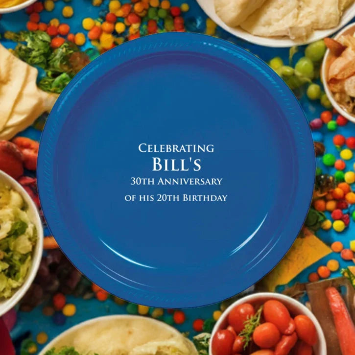 Custom Birthday Plates – Personalized Party Plates by Milestone