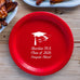 Paper 10-Inch Personalized Graduation Dinner Plates