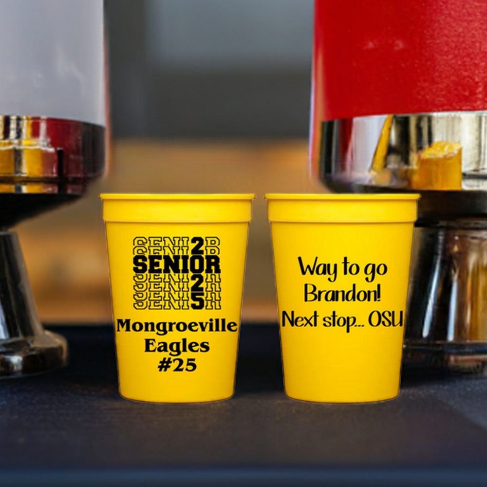 Personalized Graduation Cups – Custom Plastic Party Cups | Tippytoad