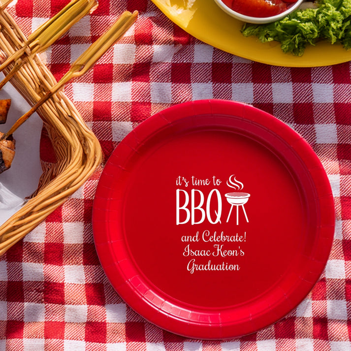 Paper 7 inch Custom Graduation Dessert & Appetizer Plates